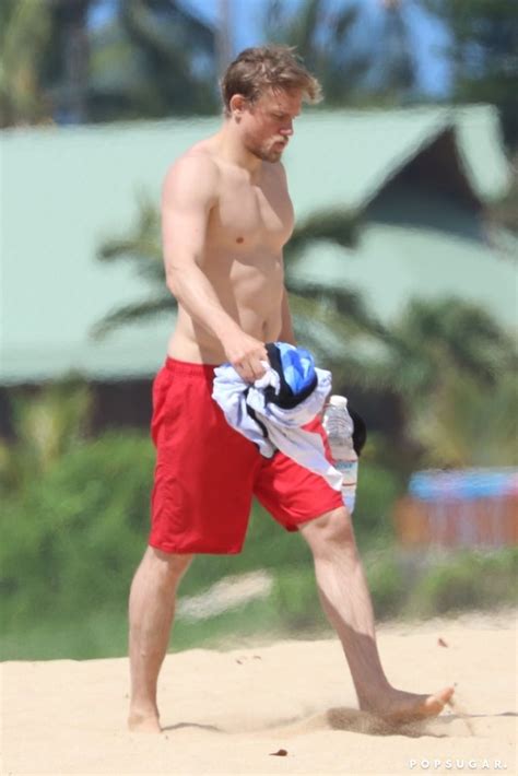 Shirtless Charlie Hunnam In Hawaii Pictures 2018 POPSUGAR Celebrity