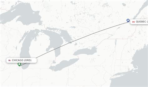 Direct Non Stop Flights From Chicago To Quebec Schedules