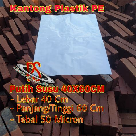 Jual Kantong Plastik Putih 40 X 60 Cm Plastik Sampah 90 X 120 Plastik