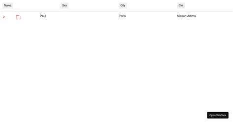 devextreme react grid for bootstrap 4 tree view with link codesandbox