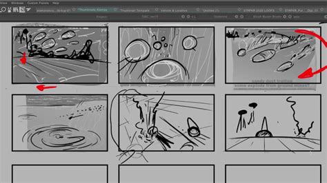 Drawing THUMBNAILS For Animation Work In Progress YouTube