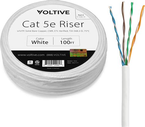 Amazon Monoprice Cat E Ethernet Bulk Cable Network Internet Cord