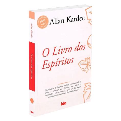 Livro O Dos Esp Ritos Allan Kardec Tamanho Normal Shopee Brasil