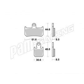 Plaquettes De Frein Avant AP RACING CRR Route Racing Carbone R1 2007