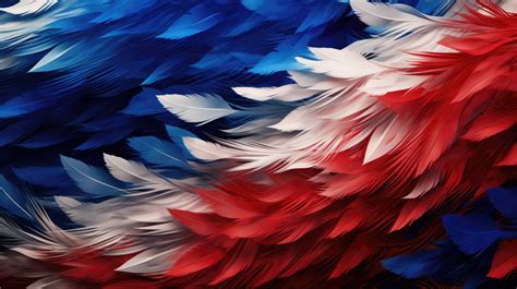 A Desktop Wallpaper Of An Abstract American Flag Created From Swirls Of