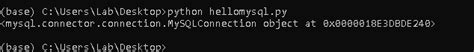 python mysql connection and set up pythonista planet