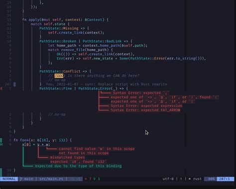 ~whynothugo lsp lines nvim show nvim diagnostics using virtual lines sourcehut git