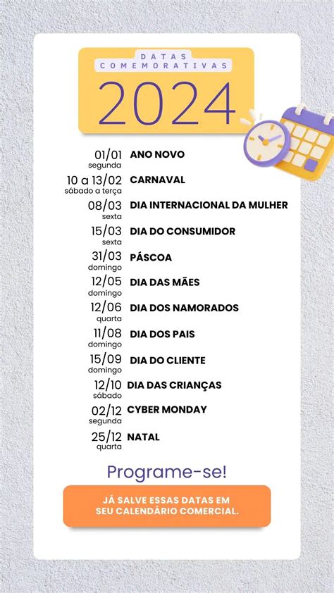 Quais S O As Principais Datas Comemorativas De
