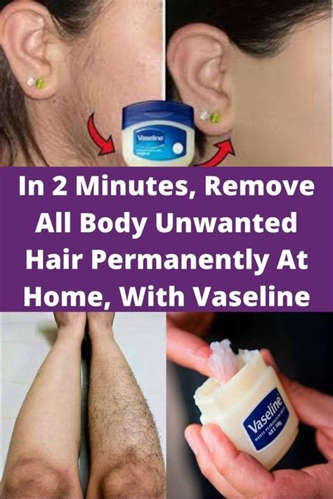IN 2 MINUTES REMOVE ALL BODY UNWANTED HAIR PERMANENTLY AT HOME WITH