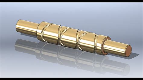 Solidworks Tutorial Double Helix Shaft Super EASY YouTube