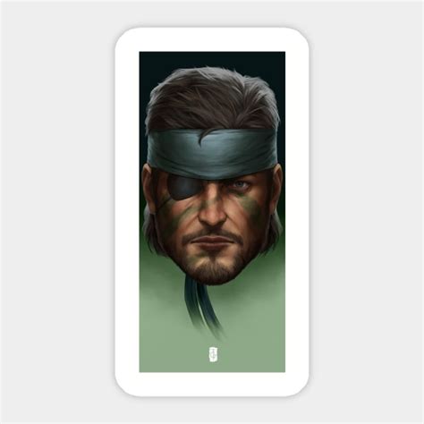 Naked Snake Mgs Sticker TeePublic