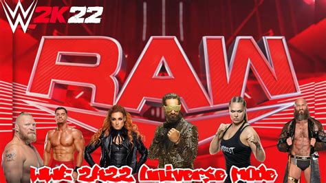 Wwe K Universe Mode Raw Youtube