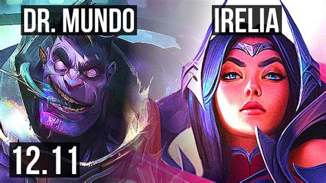 Mundo Vs Irelia Top Solo Kills Dominating Rank Mundo