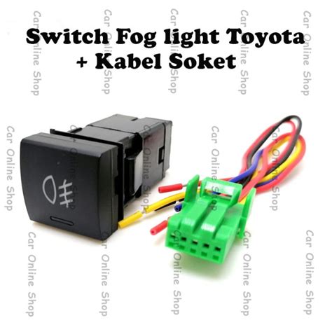 Jual Switch Saklar Tombol Lampu Kabut Foglamp Drl Projie Zenix Raize