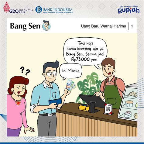 Bank Indonesia On Twitter Wah Bang Sen Jajan Pakai Uang Baru Nih