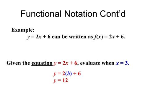 function notation and evaluating functions ppt download