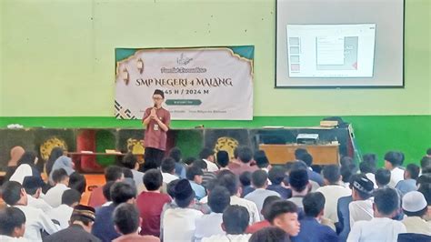 SMP Negeri 4 Malang Ajarkan Siswa Bijak Bermedia Sosial Malang Posco