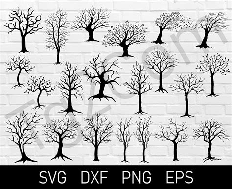 Tree Svg Bundle Woodland Svg Forest Svg Bundle Camping Svg Etsy Australia