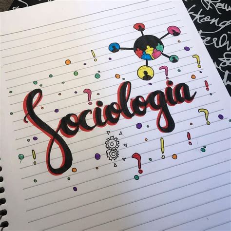 Capa de Sociologia Capa do caderno de ciências Capa de caderno