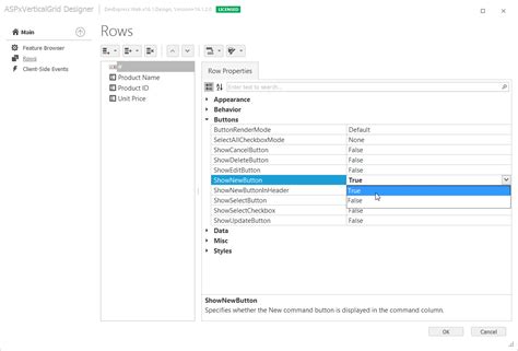 adding and deleting records asp net web forms control