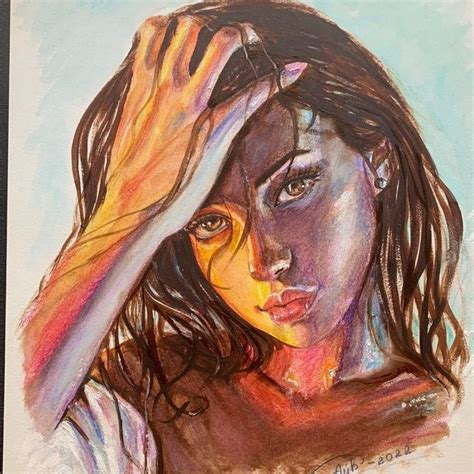 Портреты по фото картины aannaa art Threads Say more
