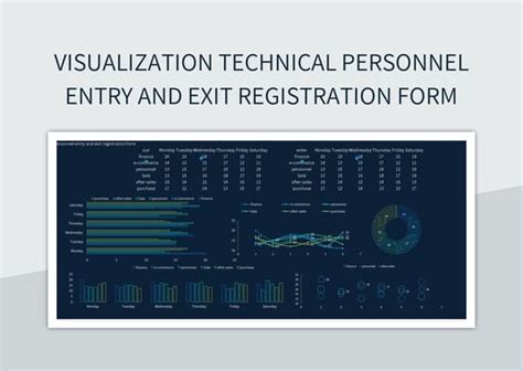 Visualization Technical Personnel Entry And Exit Registration Form