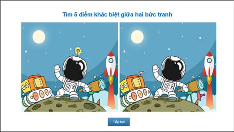 Trò Chơi Tìm Điểm Khác Biệt Giữa Hai Bức Tranh Sáng tạo với