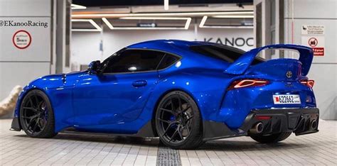2020 Toyota Supra Mk IV Tribute Body Kit Looks Sleek Rear Wing Too