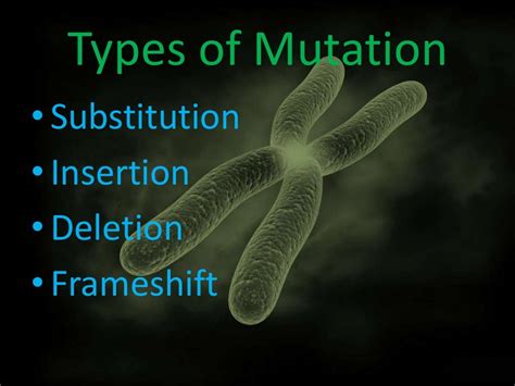 Mutation Types And Causes Chromosomal Variation In Number Gene Mut
