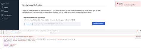 Upload Imageunable To Upload Image File Issue 132 Openbmc Bmcweb