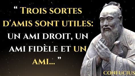 Les MEILLEURES Citations célèbres de CONFUCIUS qui vont CHANGER VOTRE
