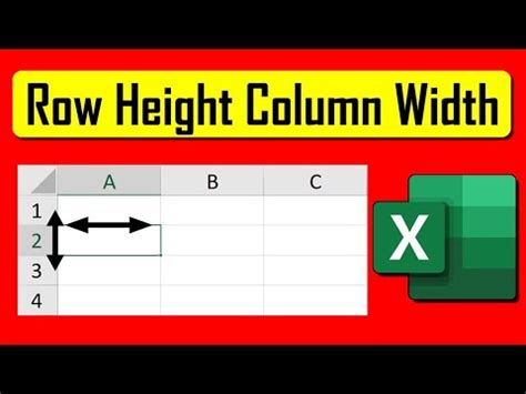 How To Change Row Height And Coloum Width In Excel Shortfeed
