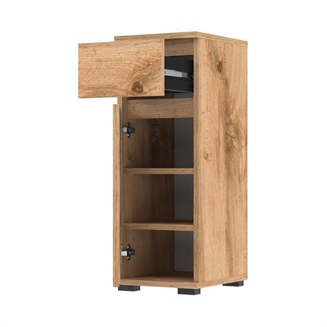 Szafka na buty z szufladą Tres 30x30x82 Dąb Wotan 5905806203912