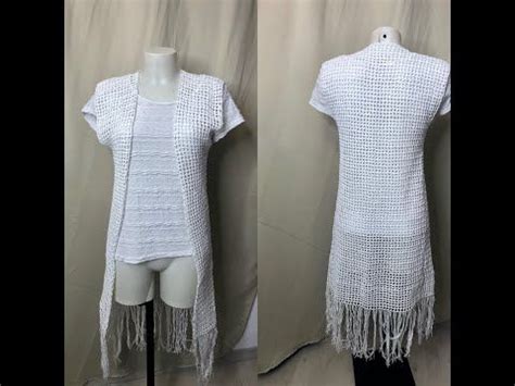 Tuto gilet au crochet spécial gaucher YouTube