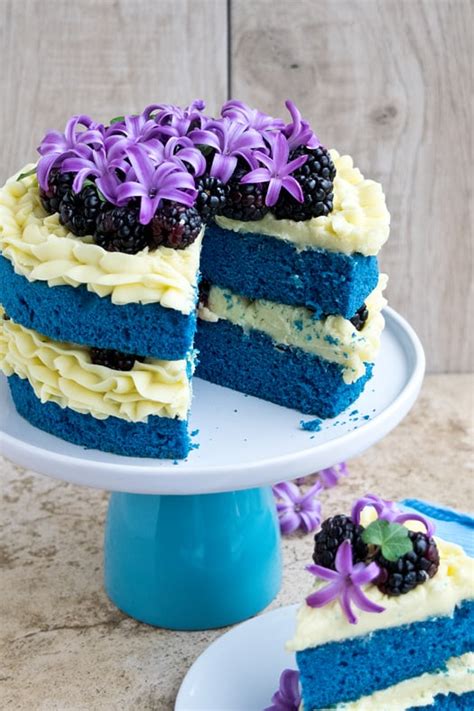 How To Make A Blue Velvet Naked Cake Cake Journal