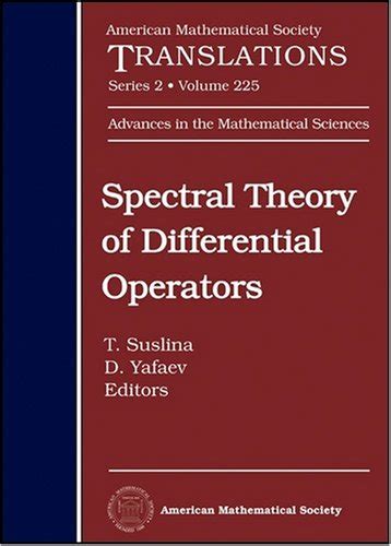 spectral theory of differential operators m sh birman 80th anniversary collection buy