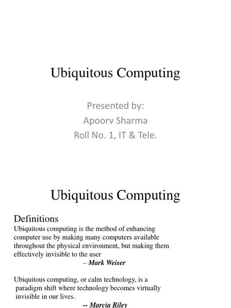 ubiquitous computing pdf computer network computer science