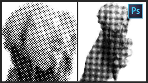 Photoshop Tutorial Halftone Photo Effect Youtube