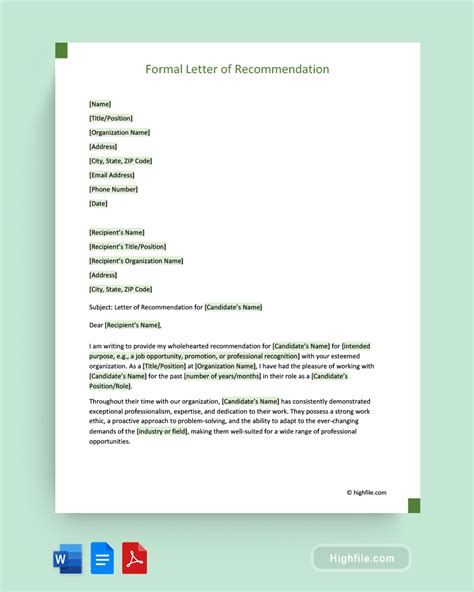 Dental Letter Of Remendation Templates Infoupdate Org