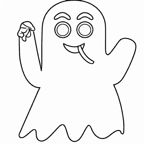 7 Desenhos De Fantasmas Para Imprimir E Colorir