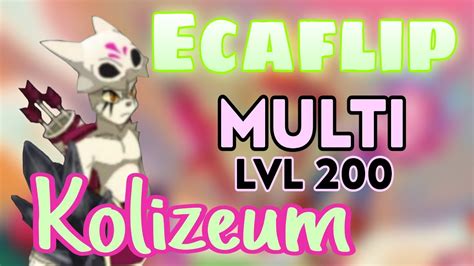 PRESENTATION ECAFLIP MULTI LVL 200 KOLIZEUM Dofus Touch YouTube