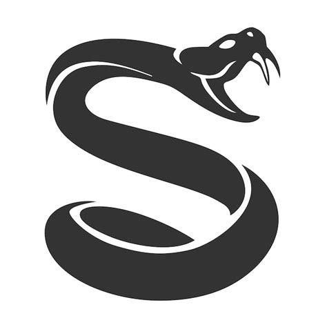 Premium Vector Silhouette Of Snake Simple Vector Design