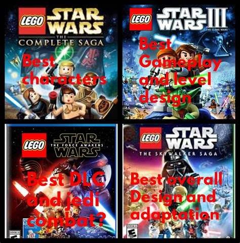 Every Lego Star Wars Game Is Best At Something R Legogaming