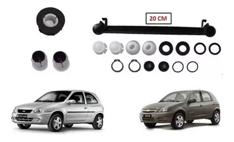 Kit Buchas Reparo Completo Trambulador Cambio Corsa Celta