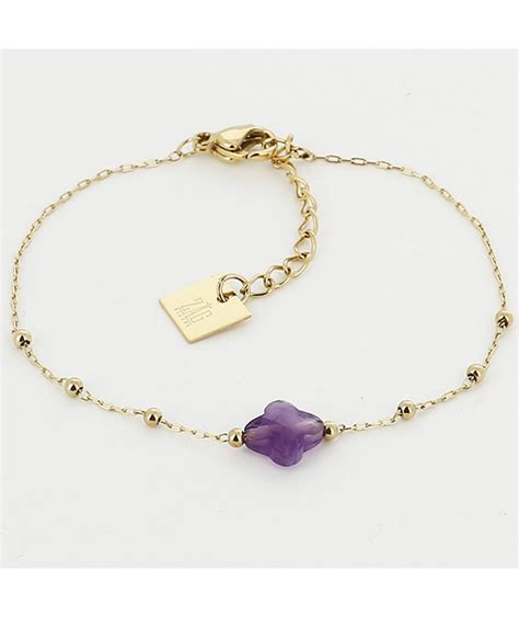 Bracelet ZAG Acier doré Best Mum