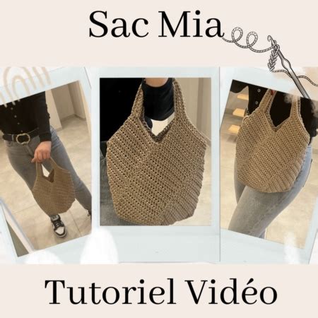 Sac crochet Mia Facile Tutoriel vidéo pas à pas Lou Passion