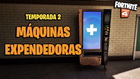 Máquinas expendedoras en Fortnite Capítulo 4 Temporada 2 todas las