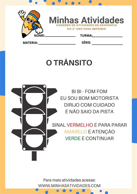 Caderno de Atividades de Geografia do 2º Ano para Imprimir Recursos