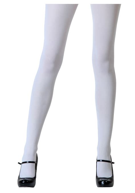 White Plus Size Tights