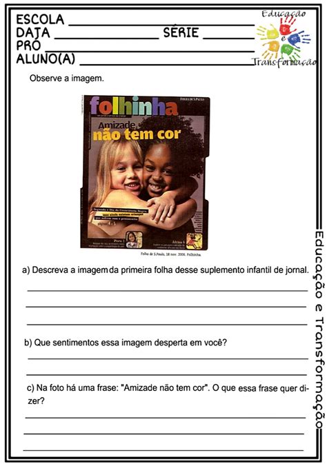 Atividades sobre diversidade cultural do Brasil Atividades Fácil